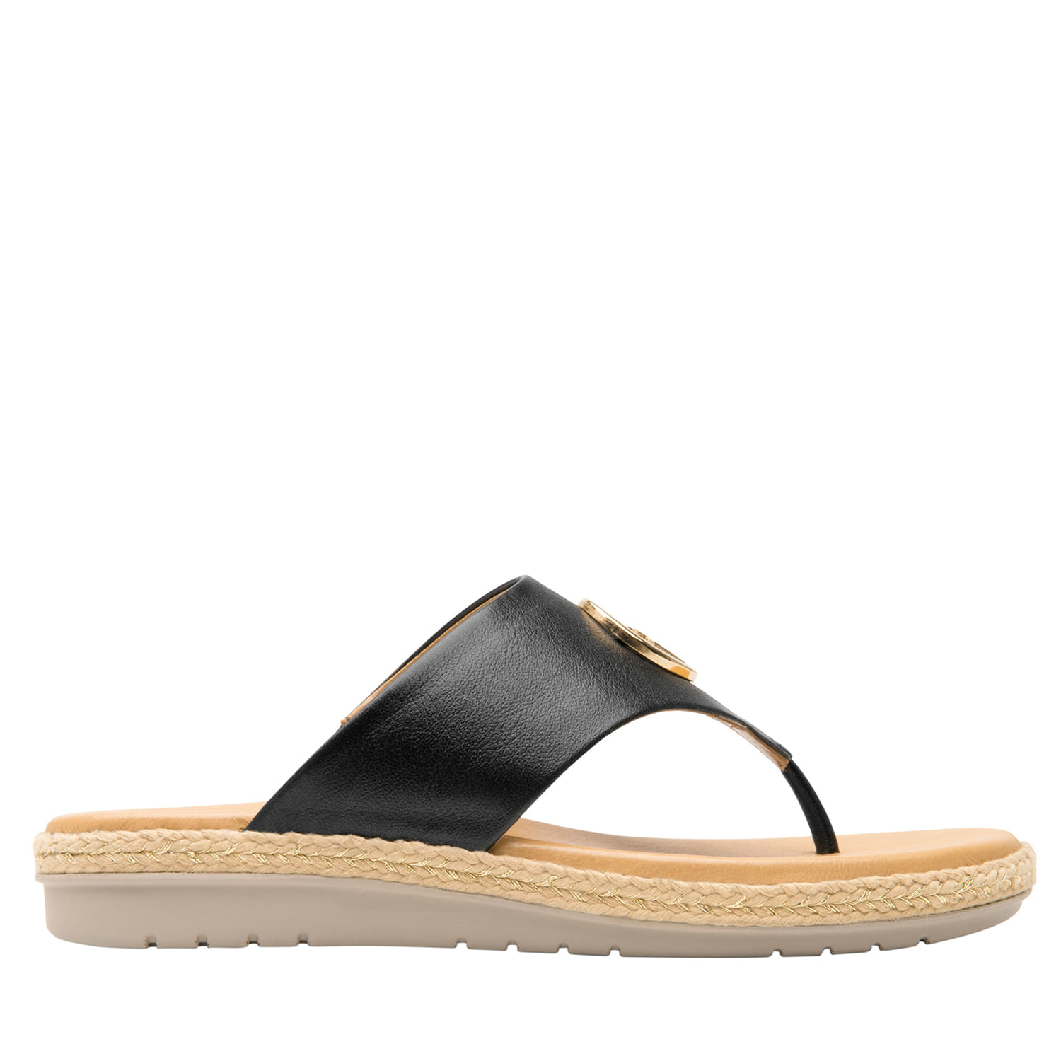 Sandalia Mujer Peonia 100214 Negra - Flexi Chile