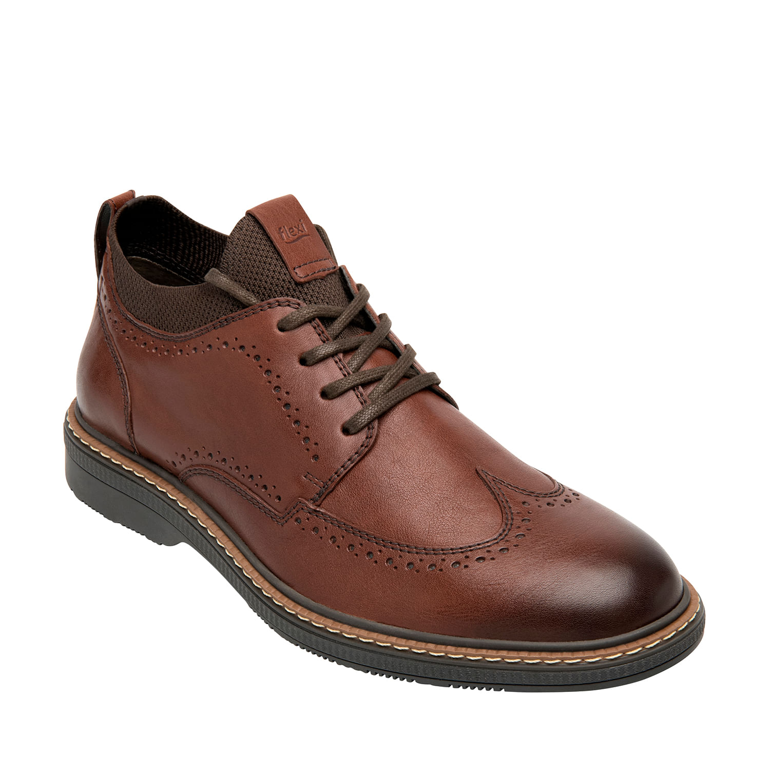 Zapato Hombre Okan 412802 Café - Flexi Chile