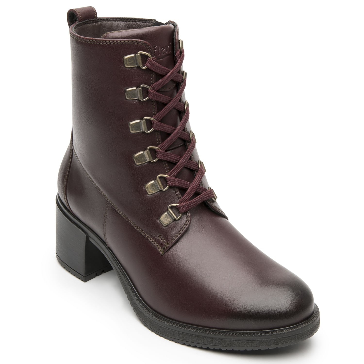 Botín Mujer Mollie 120504 Burdeo - Flexi Chile