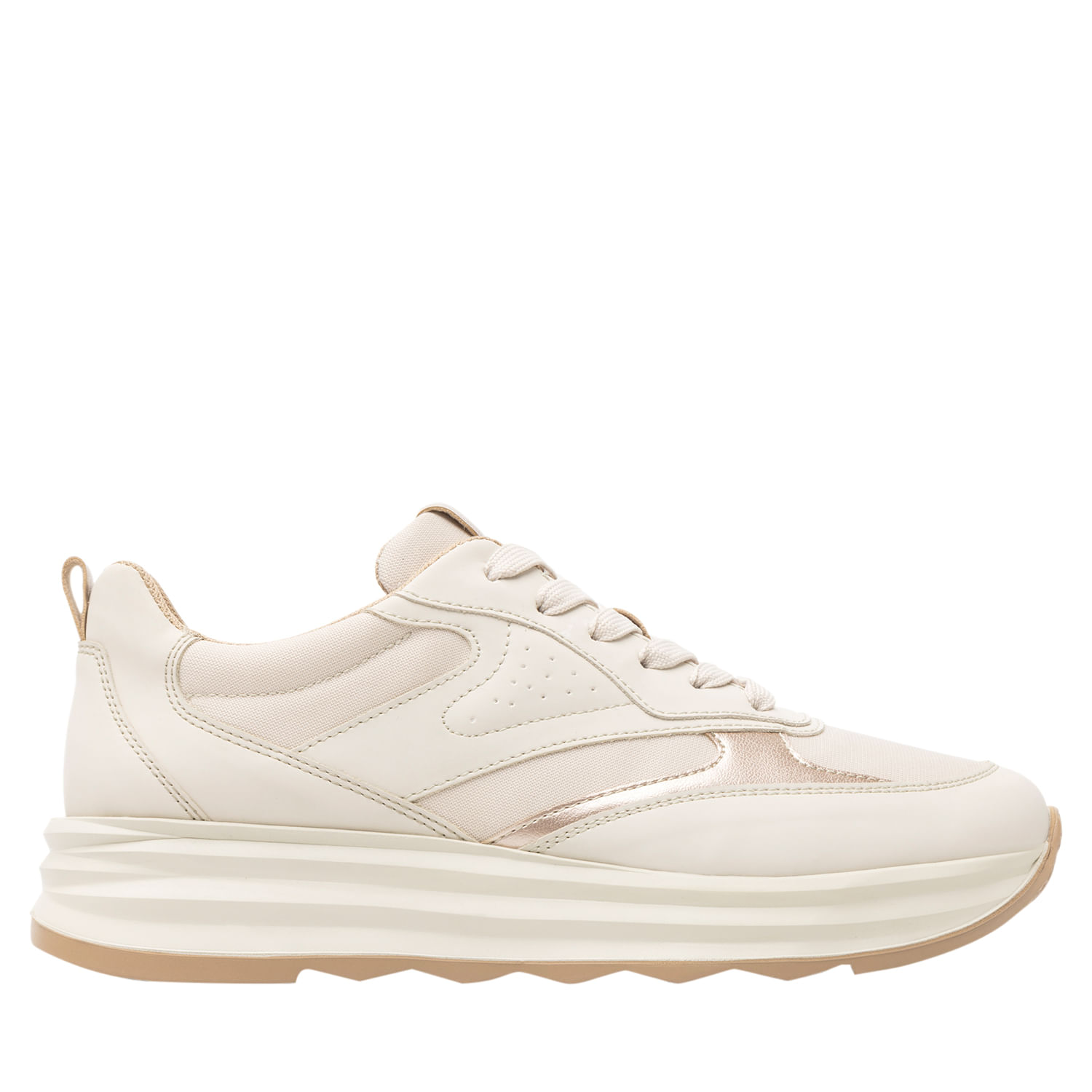 Zapatilla Mujer Nat 127102 Beige - Flexi Chile