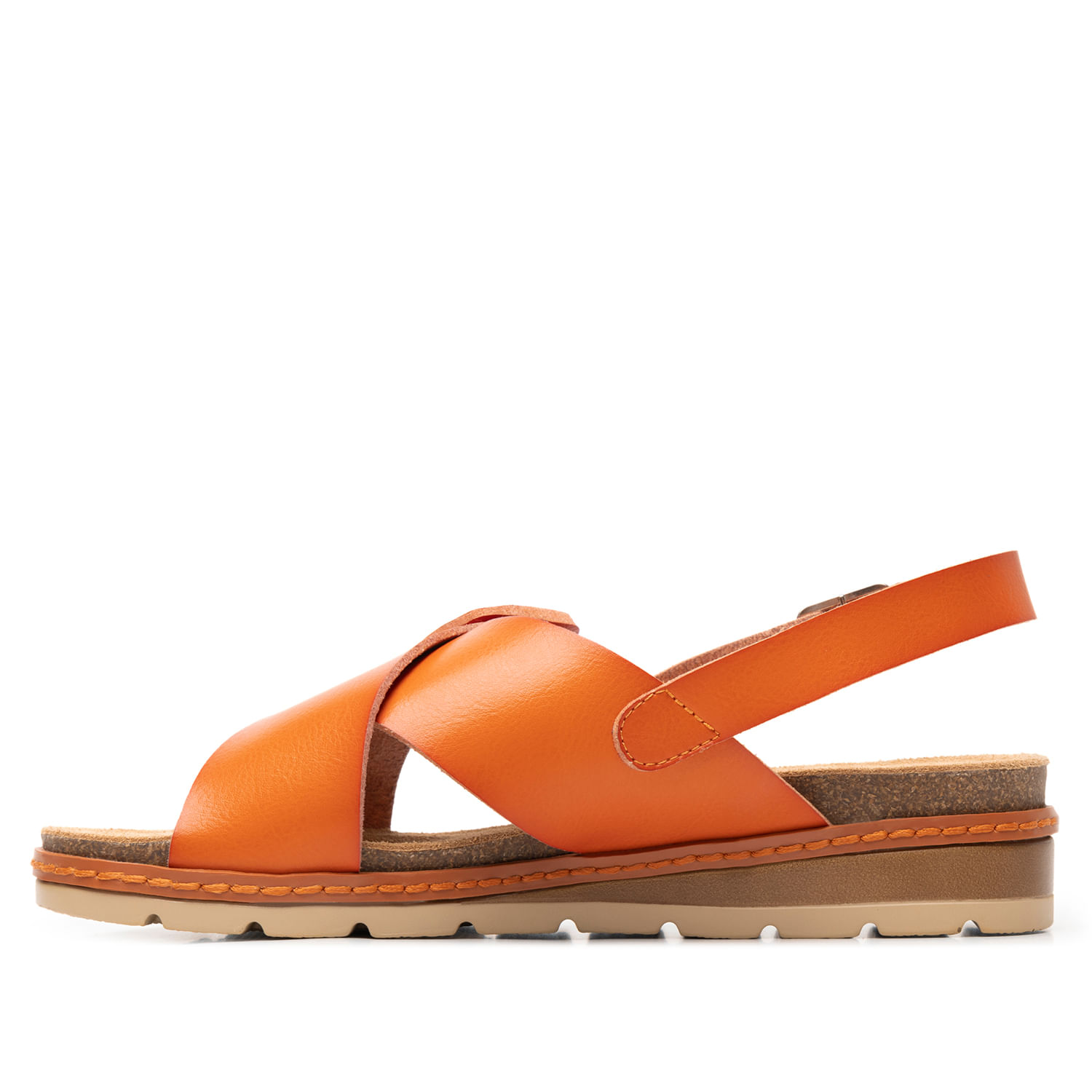 Sandalia Mujer Cassia 129501 Naranja - Flexi Chile