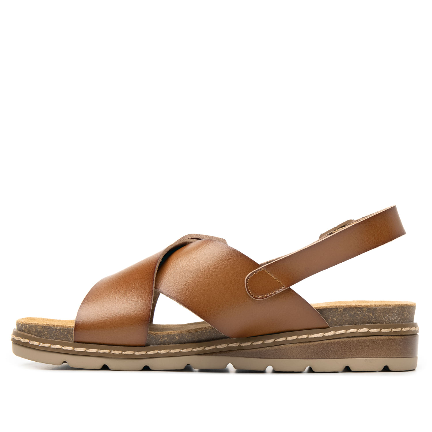 Sandalia Mujer Cassia 129501 Café - Flexi Chile